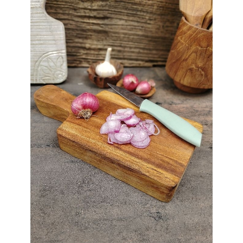 KAYU Thick Teak Wood Cutting Board | Shopee Malaysia