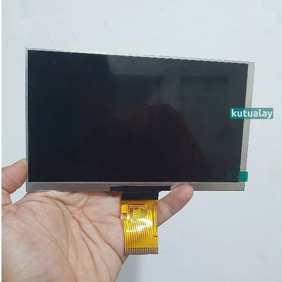 LAYAR Lcd 7inch TTL 50pin Resolution 1024x600 Flexible Short 7" Tablet ...