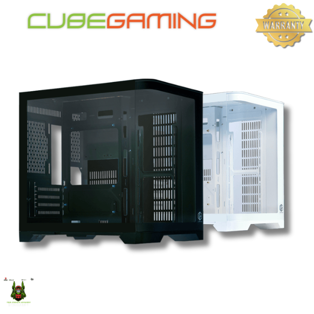 Gaming CUBE CURVAR - mATX Gaming Case - Front Curve Design & Left Side ...