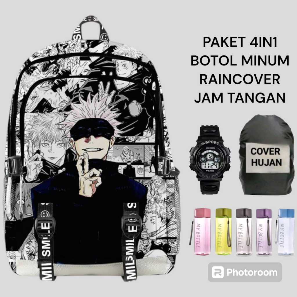 School Bags For Elementary School Boys JUJUTSU KAISEN GOJO SATORU ...
