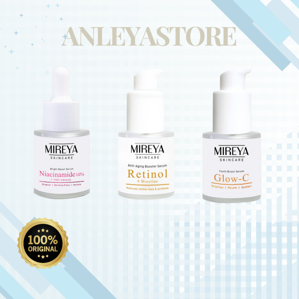 Bright Boost Serum Mireya Niacinamide 10% with 3M3 Whiteris/Retinol Biostine Anti Aging Boost ...