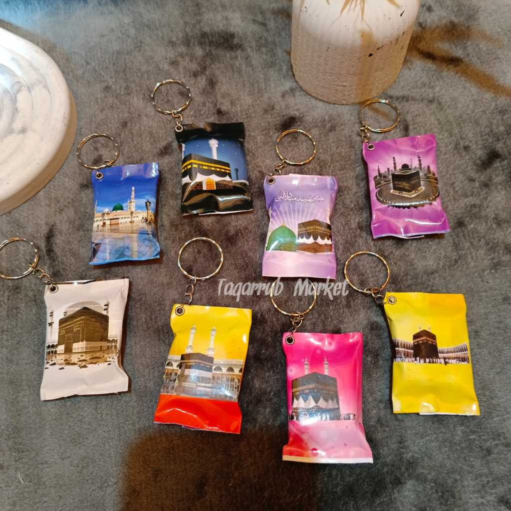 GANTUNGAN Keychain Kaaba Candy Miniature Ganci Olhaj Kaaba By Hajj ...