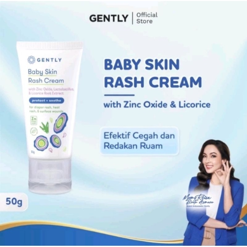 Gently Baby Rash Cream 50 gr | Diaper RASH POWDER CREAM | Baby Diaper ...