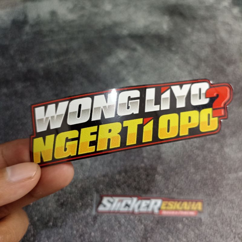 Sticker Wong Liyo Ng Understand Opo | Shopee Malaysia