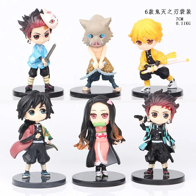 Mini Figure Kimetsu No Yaiba Demon Slayer Anime Retail Unit Inosuke ...