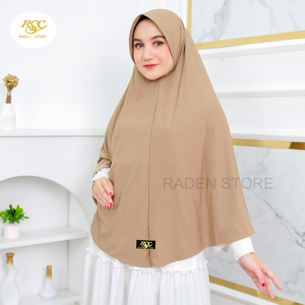 Raden | Kinan Hijab Bergo Syari Instant Jumbo Hijab Sabrina XL Jersey | Shopee Malaysia