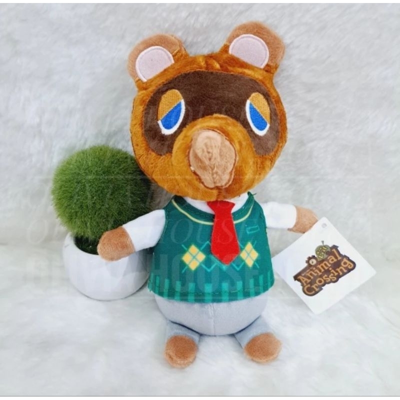 Timmy Tommy Animal Crossing Doll Nook Tag Tom Nook Team Dog Doll ...