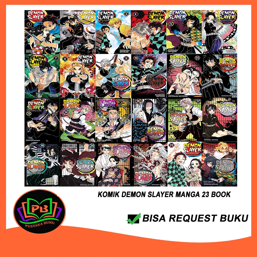 Demon Slayer Comic: Kimetsu no Yaiba (23 book series) | Shopee Malaysia