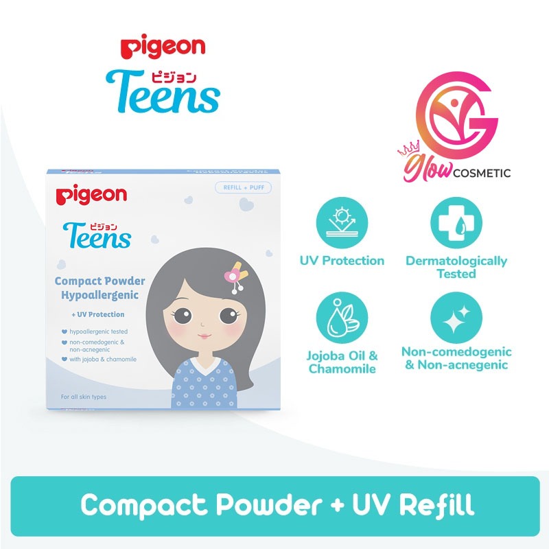 Pigeon TEENS COMPACT POWDER+UV PROTECTION INNOCENT LOOK - 14GR (REFILL ...