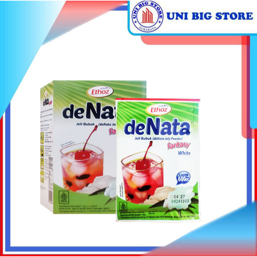 Ethoz de Nata Jelly Powder 10 gr x 12 pcs BOX deNata Jely Powder Jelly ...