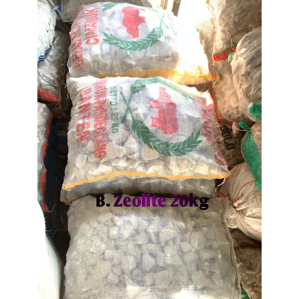 Zeolite stone 20kg Sack of koi pond filter Media Well water filter ...