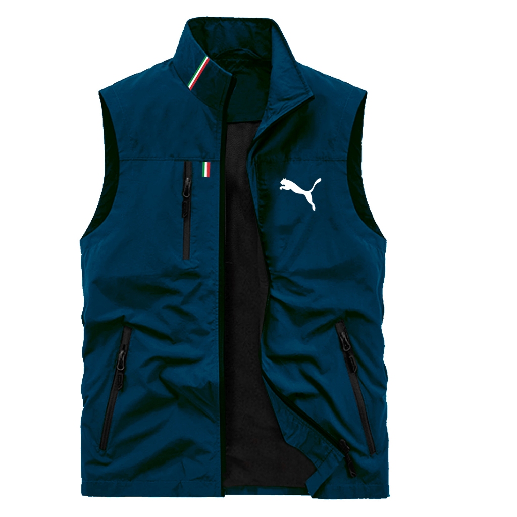 Puma logo Casual vest vest vest original taslan vest Men puma logo ...