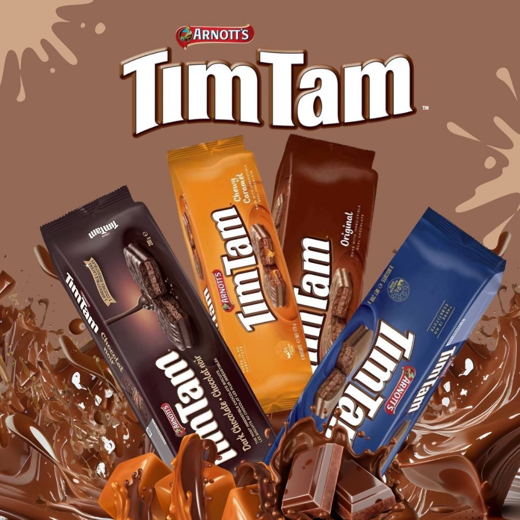 Arnott's TimTam 200g 1Pak Sweet Chocolate Biscuits Cookies Import With Dark Original Caramel ...
