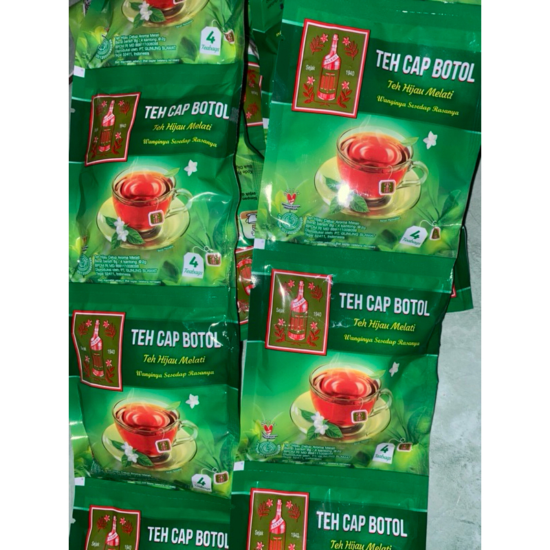 Tea Cap Bottle Sachet Renceng contains 10 x 8g (1 pack contains 4 ...