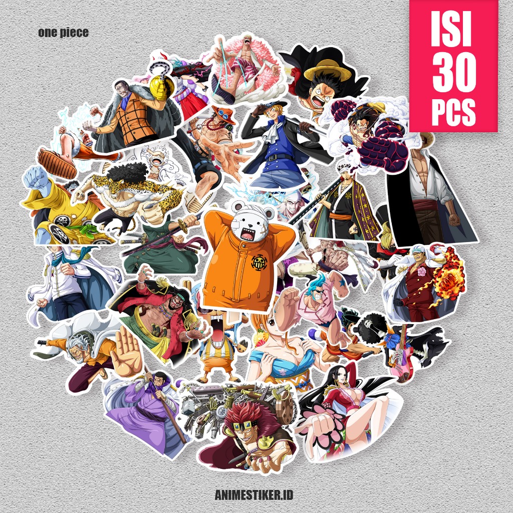 One piece anime sticker pack, anime stickers, aesthetic stickers ...