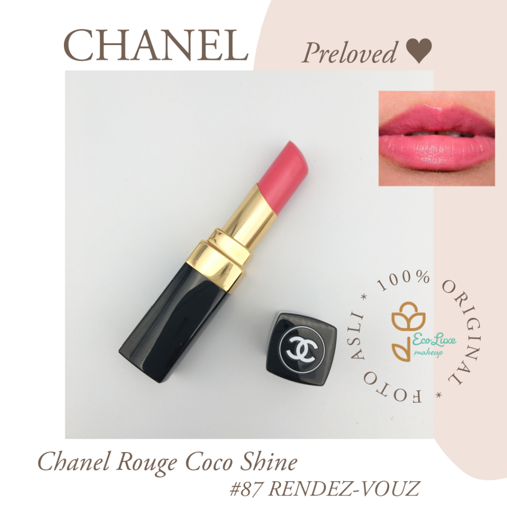 Chanel Rouge Coco Shine Lipstick (Preloved Chanel) | Shopee Malaysia