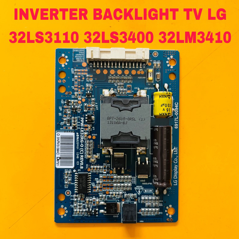 Inverter BACKLIGHT TV LG 32LS3110 32LS3400 32LM3410 ORIGINAL | Shopee ...
