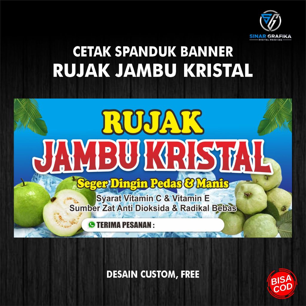 Crystal Guava Rujak Sales Banner | Shopee Malaysia