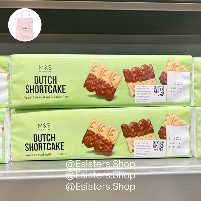 M&s Food Marks & Spencer Dutch Shortcake Biscuit Chcocolate Milk ...