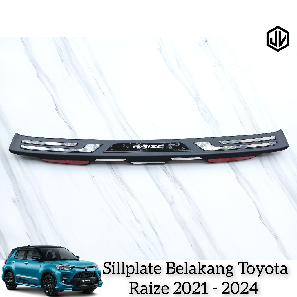 HITAM Toyota Raize Car Rear Step Sillplate 2021 - 2024 Black | Shopee ...