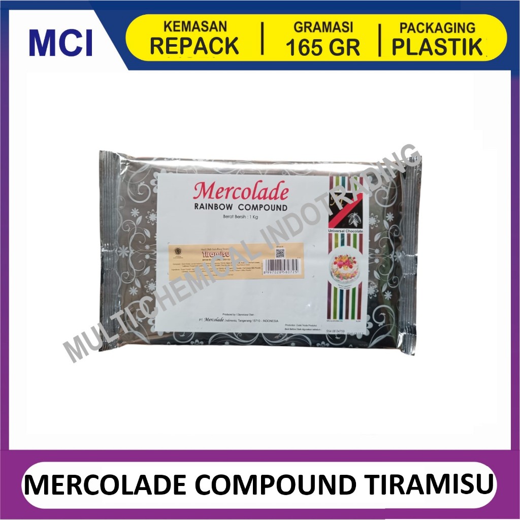 Mercolade RAINBOW COMPOUND TIRAMISU / TIRAMISSU CHOCOLATE COMPOUND ...