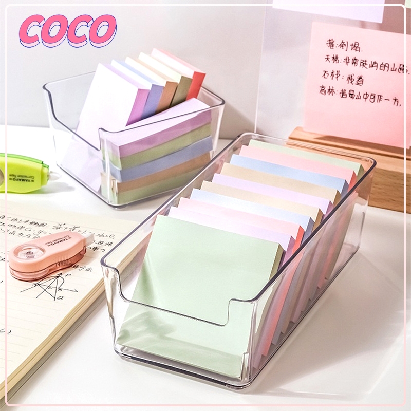 Sticky notes 100 memo notes / morandi colored sticky notes / plain ...