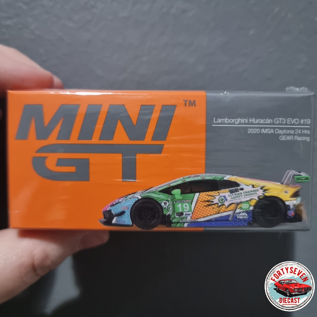 Mini GT 552 mgt minigt Lamborghini Huracan GT3 EVO 19 2020 IMSA Daytona ...