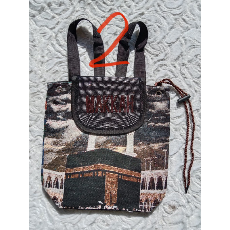 Arabic makkah Backpack Women's Backpack Backpack By Hajj Umrah | Shopee ...
