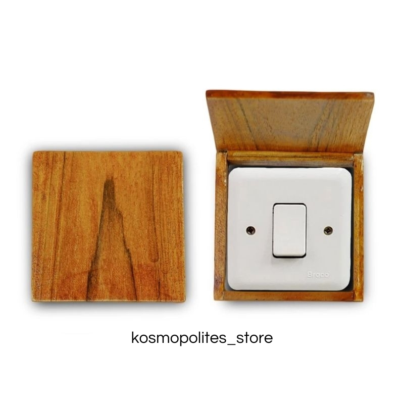 KAYU Aesthetic Wall Switch Frames For Power Outlet Covers And Wooden ...