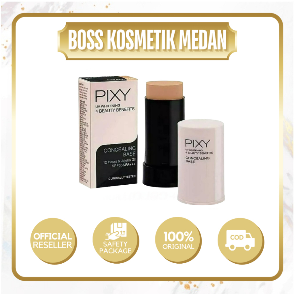 Pixy UV Whitening Concealing Base 9gr (Pixy Stick Foundation) | Shopee ...