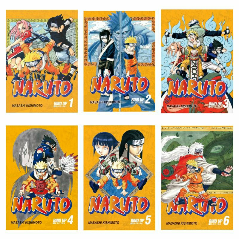 Naruto Bind Up Edition Comic Book 1 2 3 4 5 6 7 8 9 10 11 12 13 14 15 16 17 18 19 20 21 22 23 24 ...