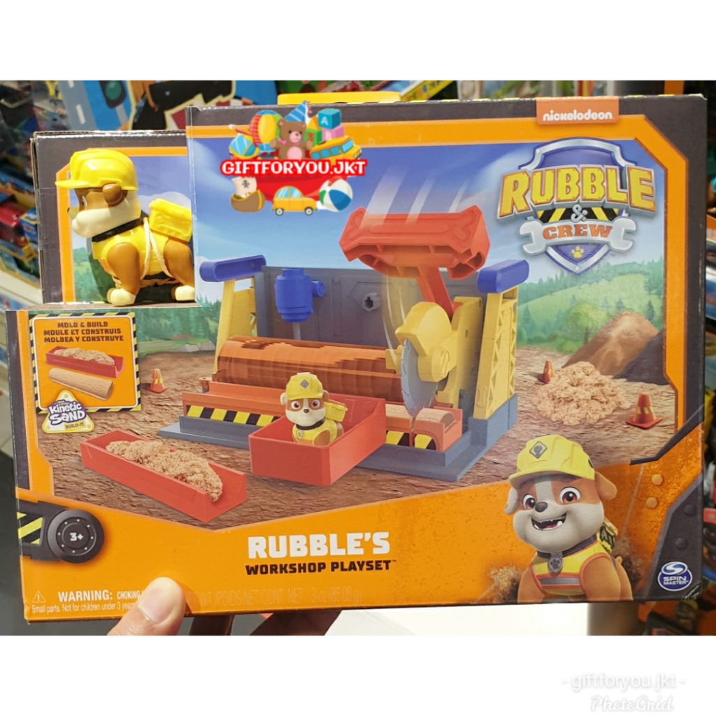 Rubble Crew Rubble's Workshop Playset Toy Kids Toys Action Figure Kid ...