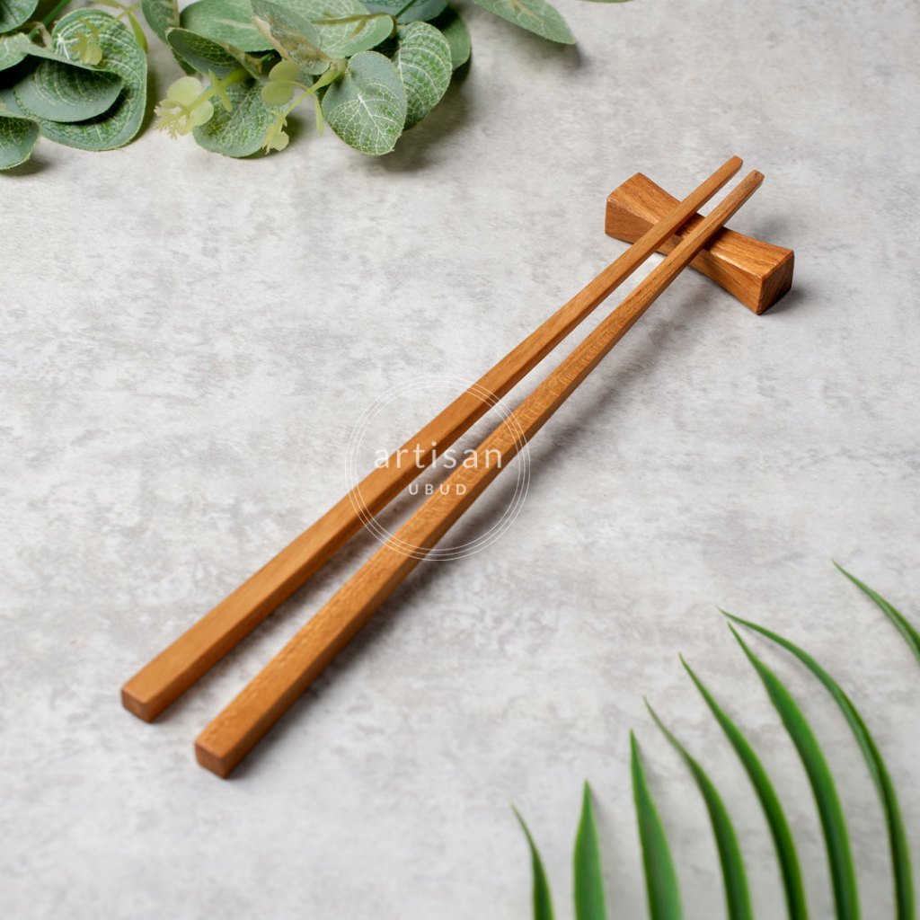 KAYU Avanti - Teak Wood Chopsticks Box/Chopsticks+Teak Placemats/Teak ...