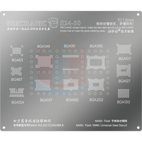 Original MECHANIC S24-50 0.12MM NAND Flash IC MOLD | Shopee Malaysia