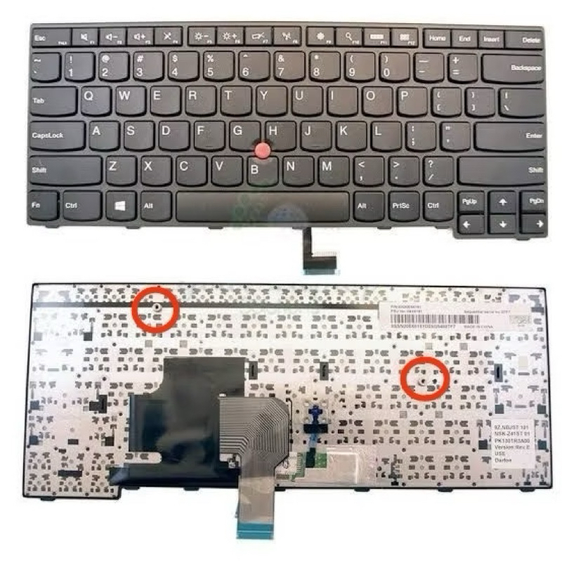 Thinkpad E450 E450C E455 E460 E465 W450 Series 2 Bolts Laptop Keyboard | Shopee Malaysia