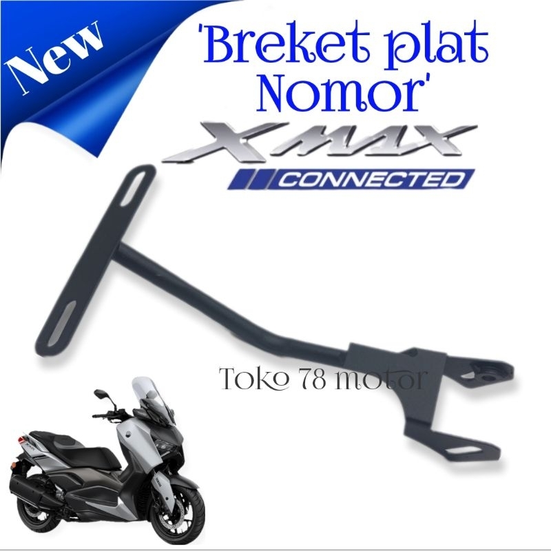 New XMAX CONNECTED And XMAX OLD Number Plate Mount Brackets | Shopee ...