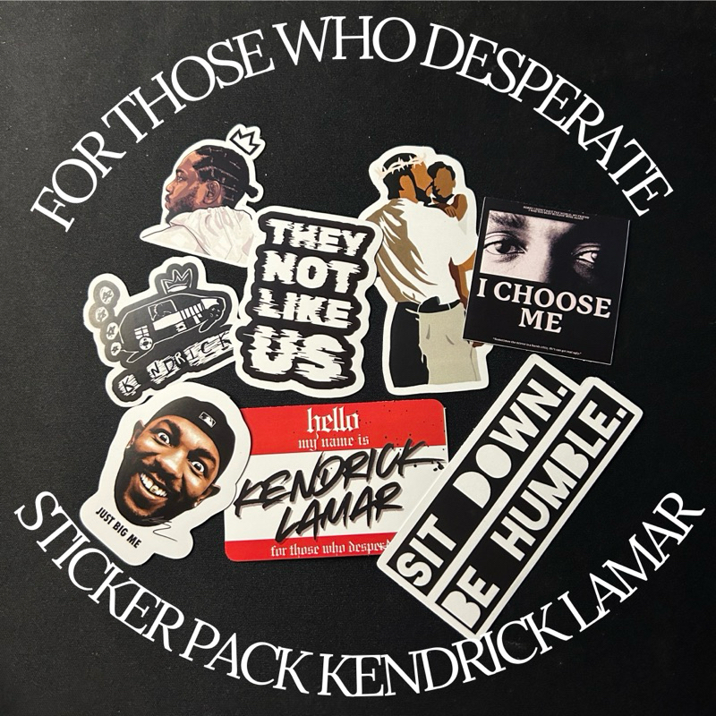 [FTWD] Sticker PACK KENDRICK LAMAR STICKER PACK KENDRICK LAMAR THEY NOT ...