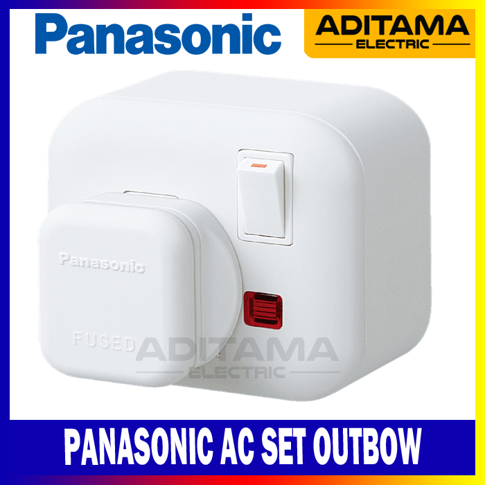 Panasonic AC Socket SET Buttonscarves/ AC Socket+AC Plug+PANASONIC ...