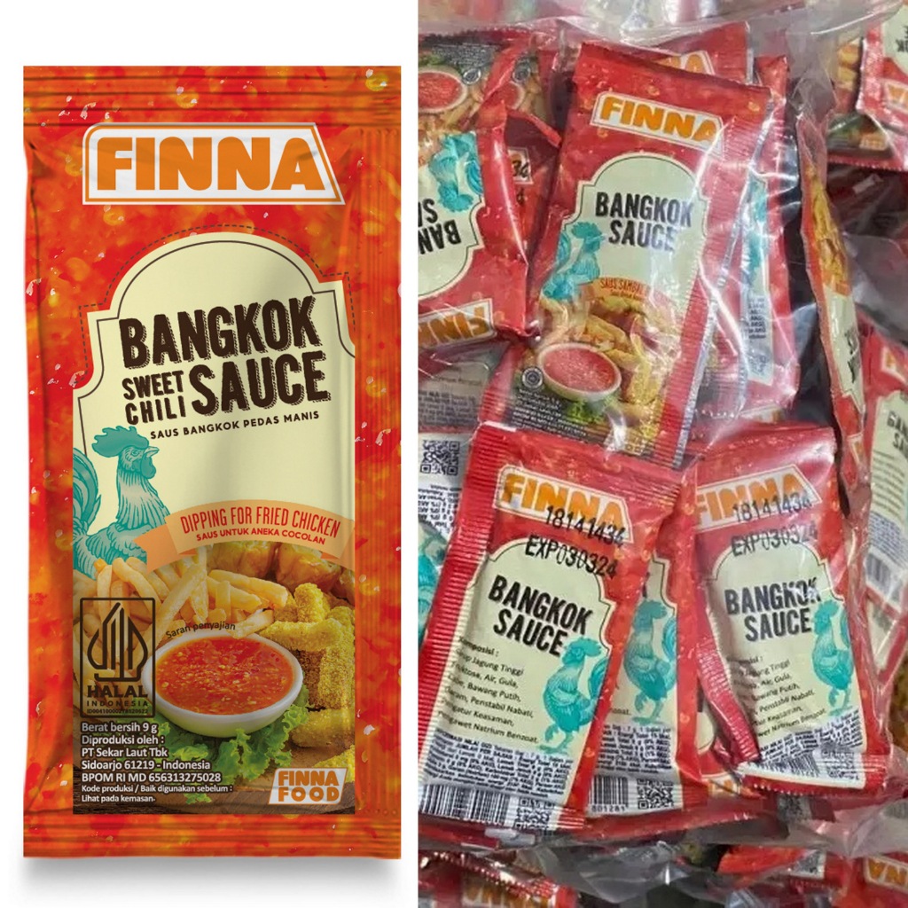 Finna Sambal Bangkok Sachet Contents 50pcs – Dimsum Sambal Sauce ...