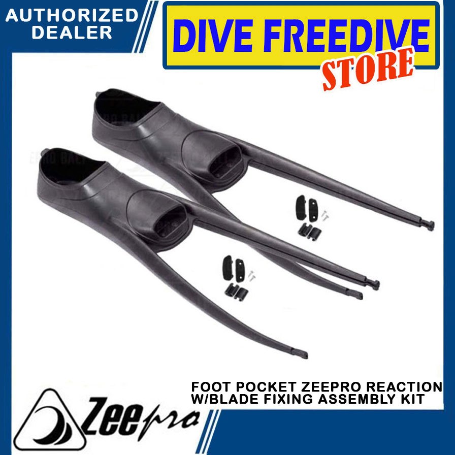 Foot Pocket Long Fin Zeepro Reaction Fins Frog Feet Scuba Diving ...