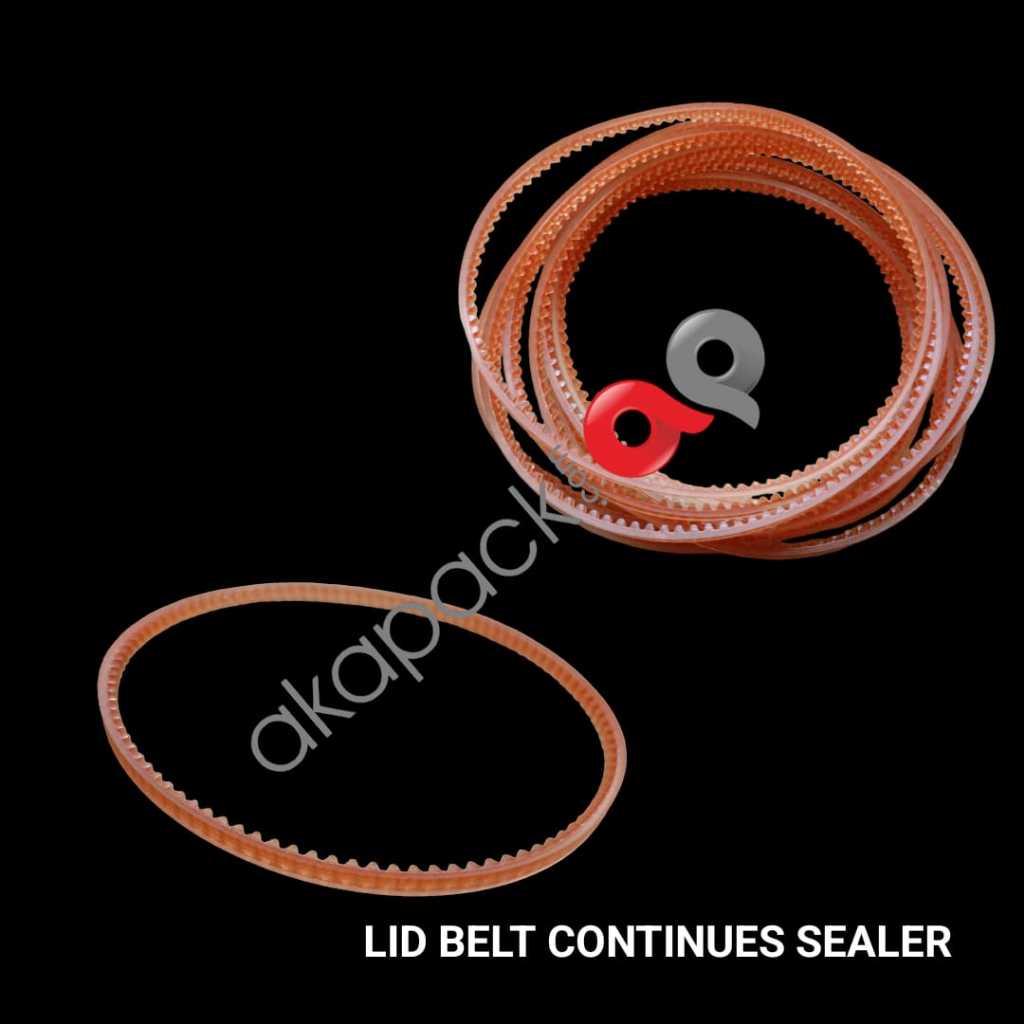 MESIN Lid BELT Serrated BAND SEALER Spare Parts Continuous SEALER ...