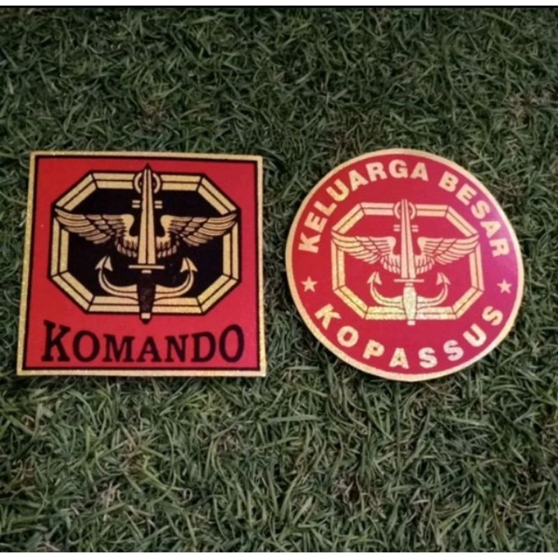 Commando Logo Glossy Lamination Hologram Sticker | Shopee Malaysia