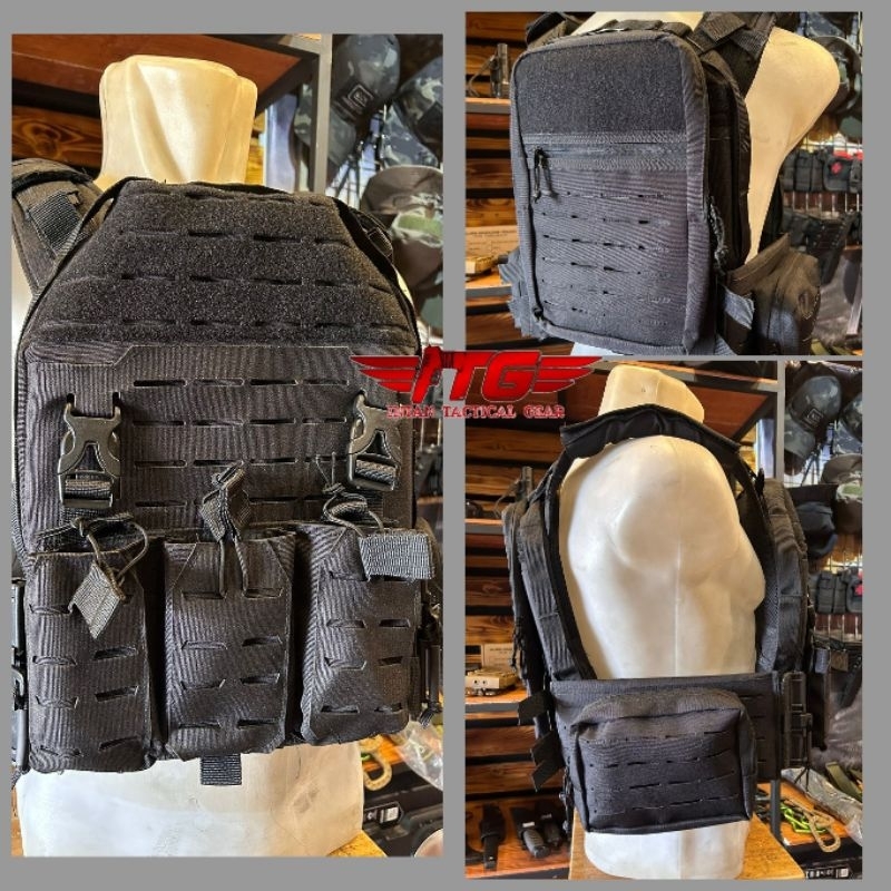 Body vest new tactical quick release laser cut | Shopee Malaysia