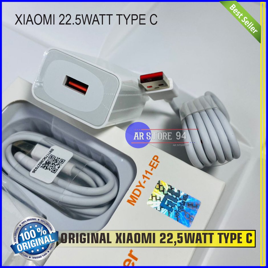 [22.5W] Charger Cas Fast Charging Xiaomi Redmi Note 8 Note 9 Note 10 ...