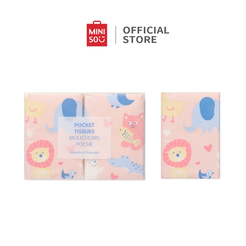 Miniso Tissue Package Tissues Packs Forest Family 2.0 Skin-Friendly ...