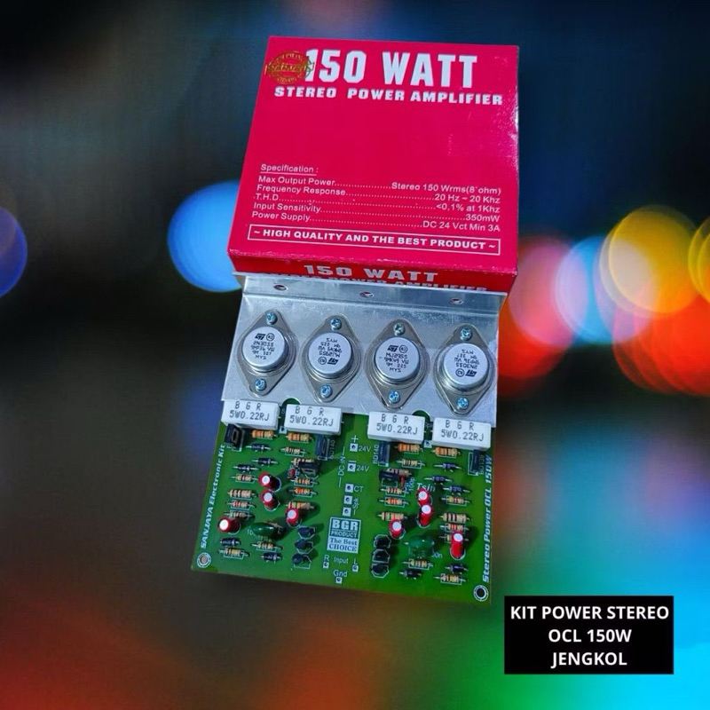 Ocl DRIVER KIT 150watt STEREO POWER AMPLIFIER BELL BGR Original ...