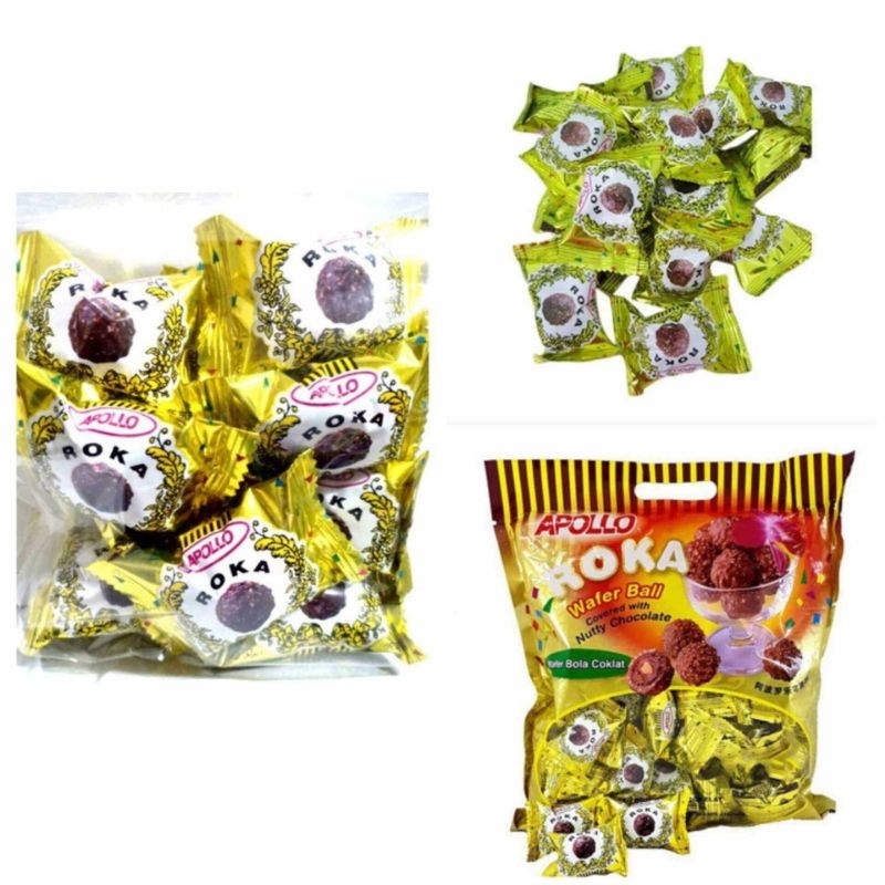 Roka Apollo chocolate wafer balls 10 pcs | Shopee Malaysia