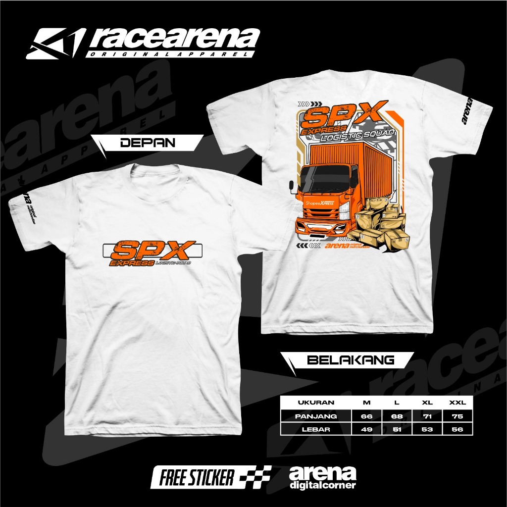 Spx EXPRESS T-Shirts For RUPIAH Fighters In The Road Courier Fighters ...