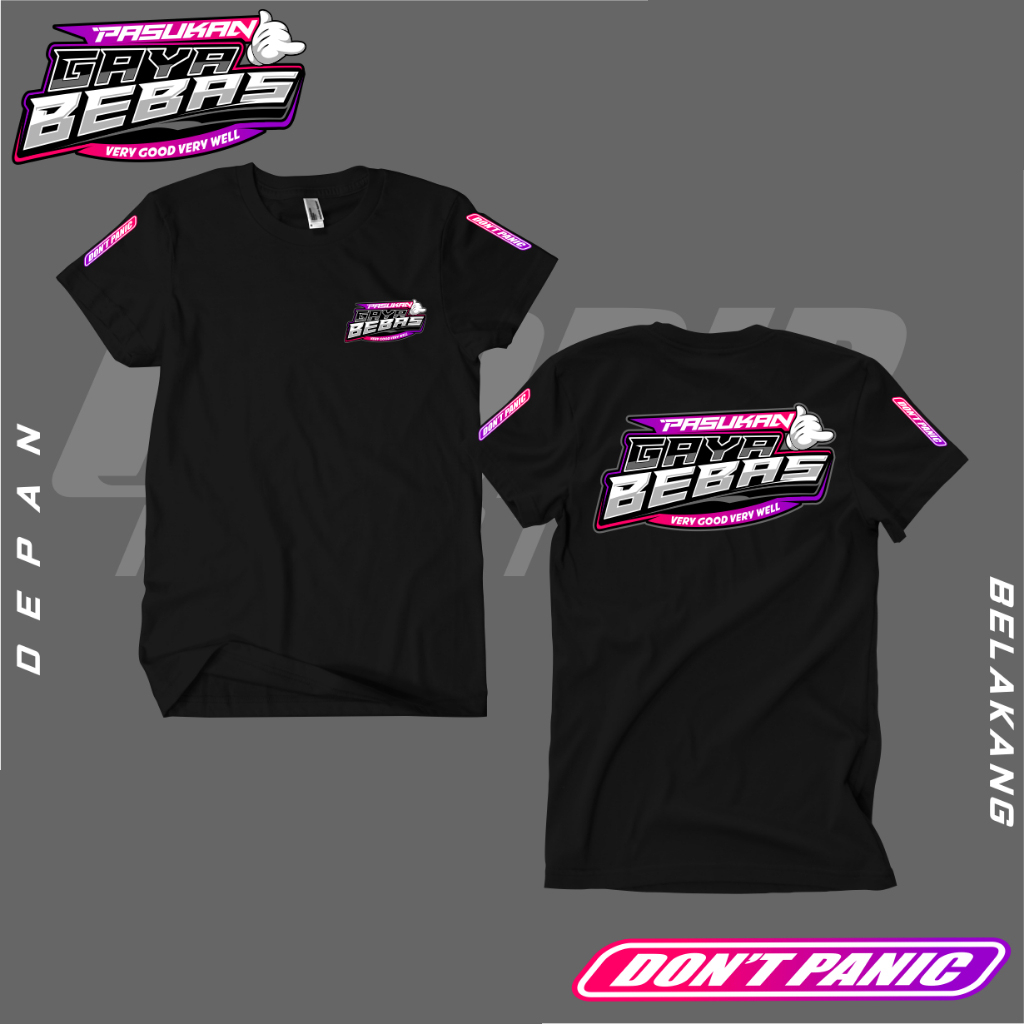 Free Style Team T-shirt / Free Style Team Distro T-shirt dont panic T ...