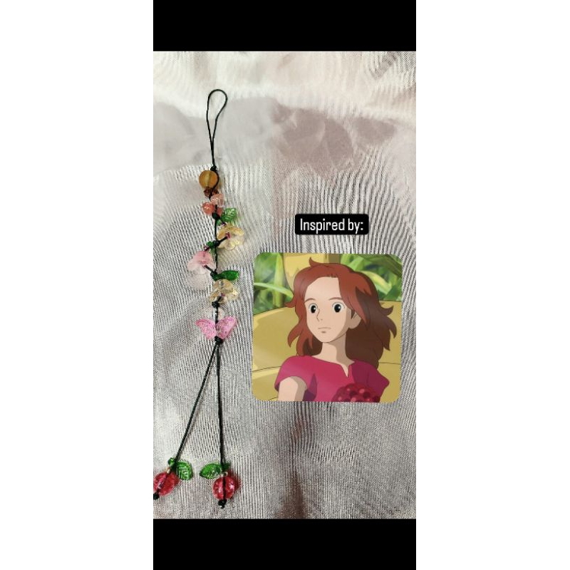 GANTUNGAN HP Phone strap cell Phone hanger aesthetic ghibli bellflower ...